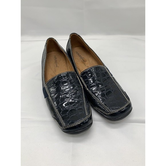 Natural Soul | Shoes | Natural Soul Loafers Black Leather Size 6m ...